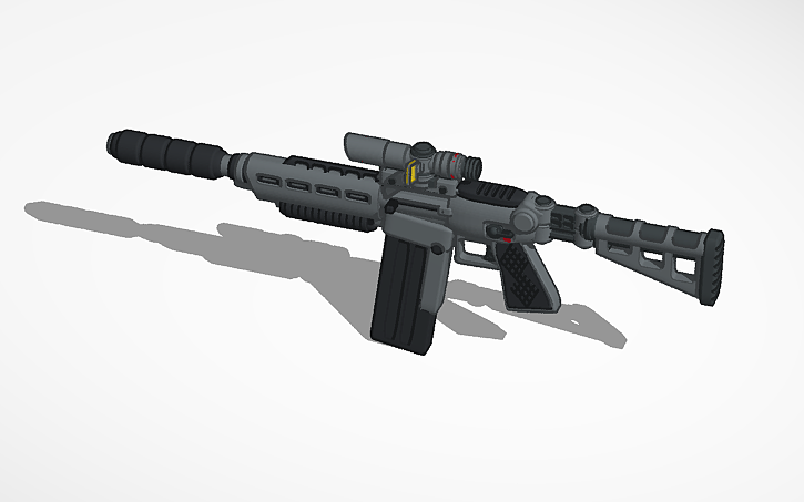 3D design STLSMG-X1A - "Shadow Tiger" Lite Sub Machine Gun - March 2024 ...