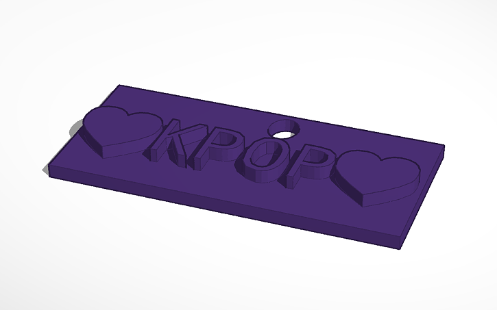 3D design kpop - Tinkercad
