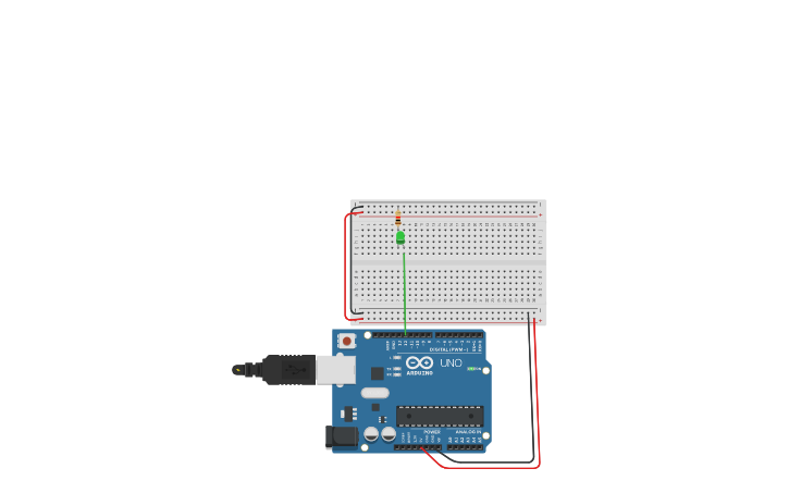 Circuit design Fix Arduino Blink Circuit | Tinkercad