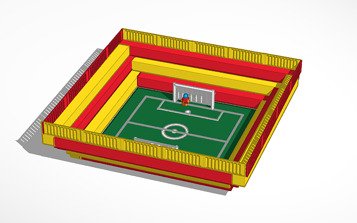 3D design FUTBOL OYNAYAN ADAMLAR | Tinkercad