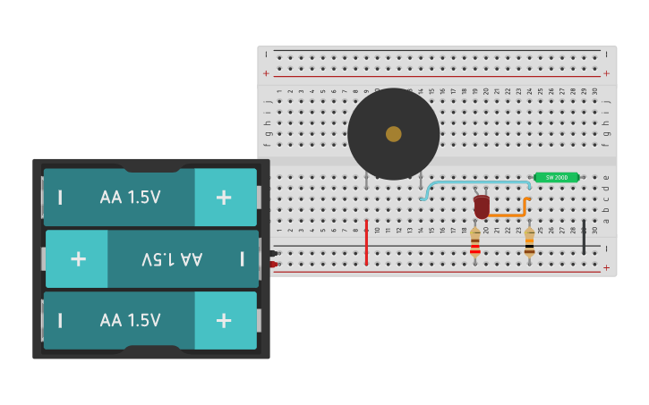Circuit design Tilt Sensor Project - Tinkercad