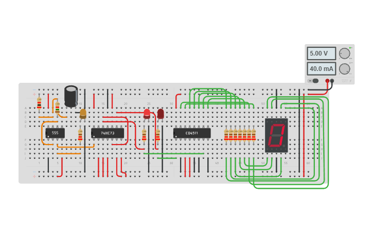 Circuit Design Binary 2 Bit Counter Jk Tinkercad