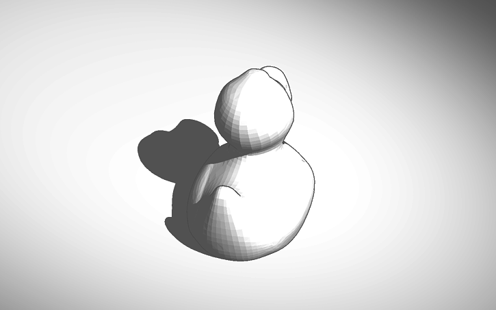 3D design RT Duck - Tinkercad