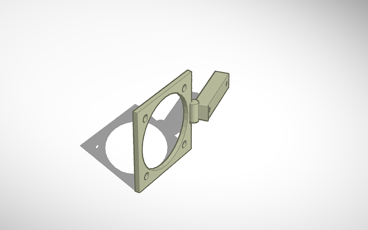 3D design Monoprice Mini Fan Mount | Tinkercad