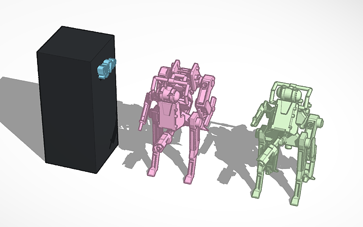 3D design generation zero runner (ARMY) - Tinkercad