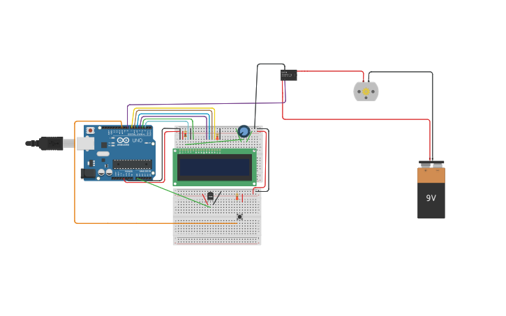 Circuit design Proyecto Arquitectura Final - Tinkercad