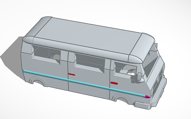 3D design Thore vw t3 | Tinkercad