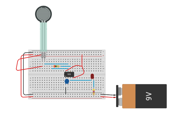 Circuit design Circuit 1- Force sensor (KEANU HERNANDEZ) - Tinkercad