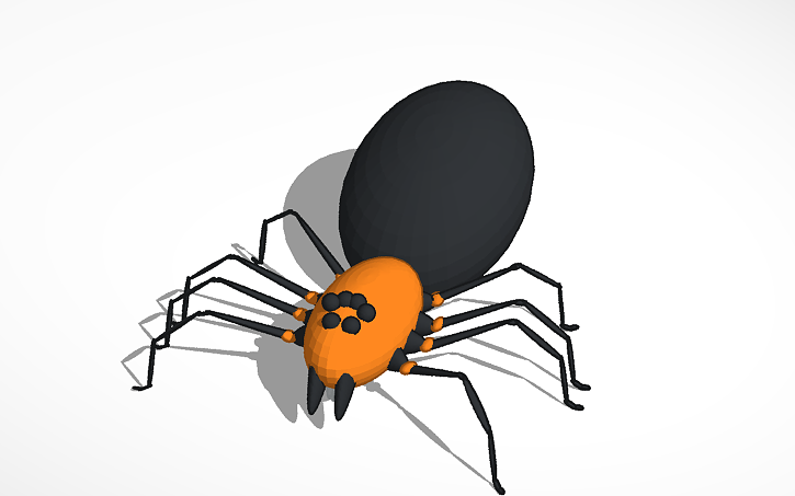 3D design Spider - Tinkercad