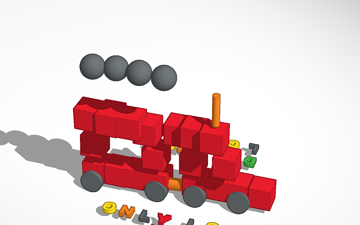 3D design train(only look at the front) | Tinkercad