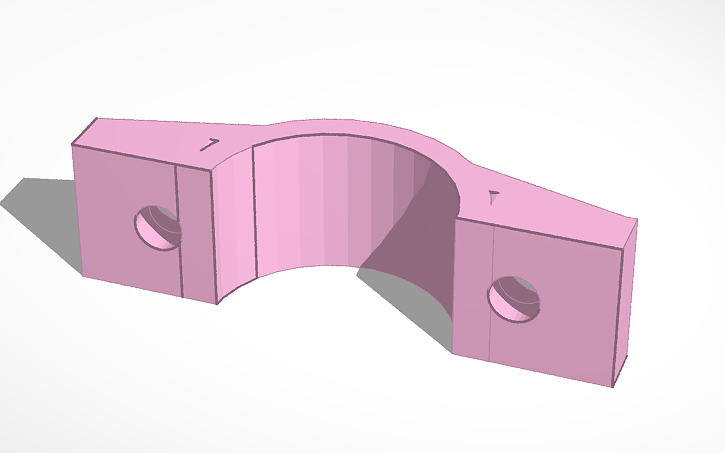 3D design Replacement clamp for ebike power switch v4 - Tinkercad