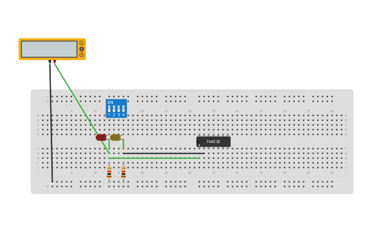 Circuit design circuito di comando | Tinkercad