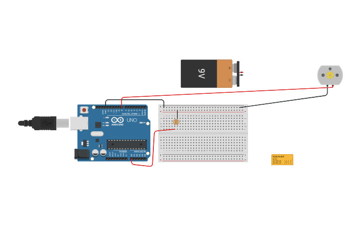Circuit design Sensor 2 - Tinkercad