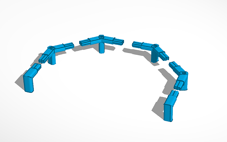 3D design entrenador fijo manejo de stick | Tinkercad