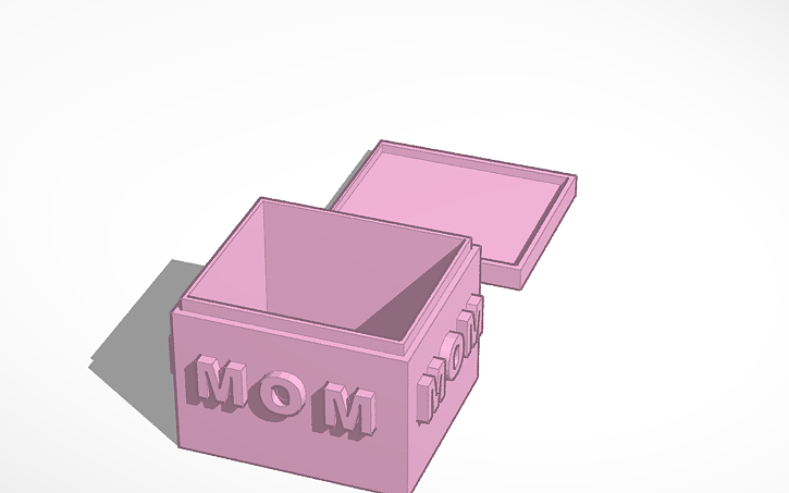 3D design Jewelry box - Tinkercad