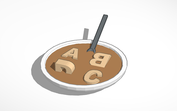 3D design soup - Tinkercad