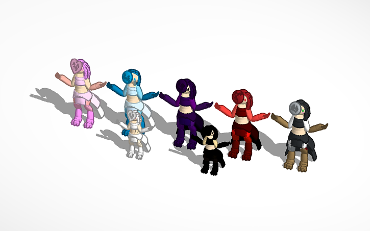 3D design My base emtions + creepy and cute inspired by doza444 - Tinkercad