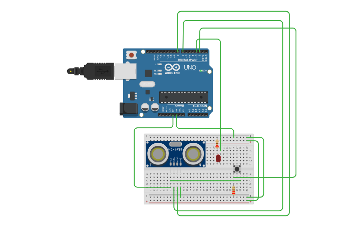 Circuit design RECIO_EM_ULTRASONIC SENSOR | Tinkercad