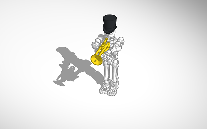 3D design Skelet - Tinkercad