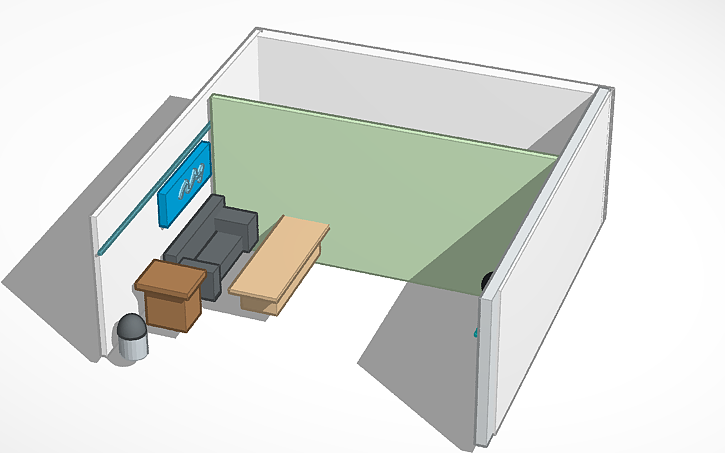 3D design Man cave - Tinkercad