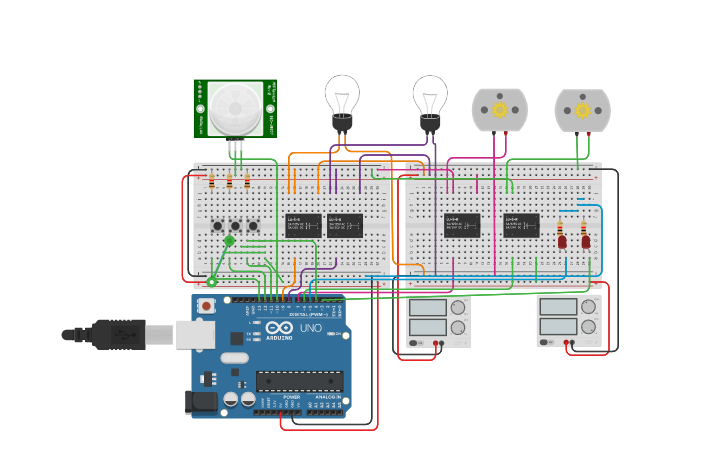Circuit design Sizzling Inari - Tinkercad