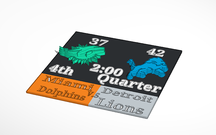 3D design score board | Tinkercad