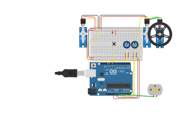 Circuit design joystick - Tinkercad
