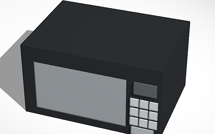 3D design Microwave - Tinkercad