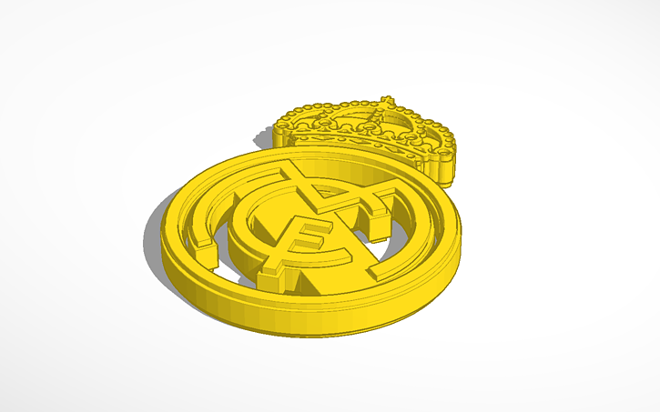 3D design Real Madrid - Tinkercad
