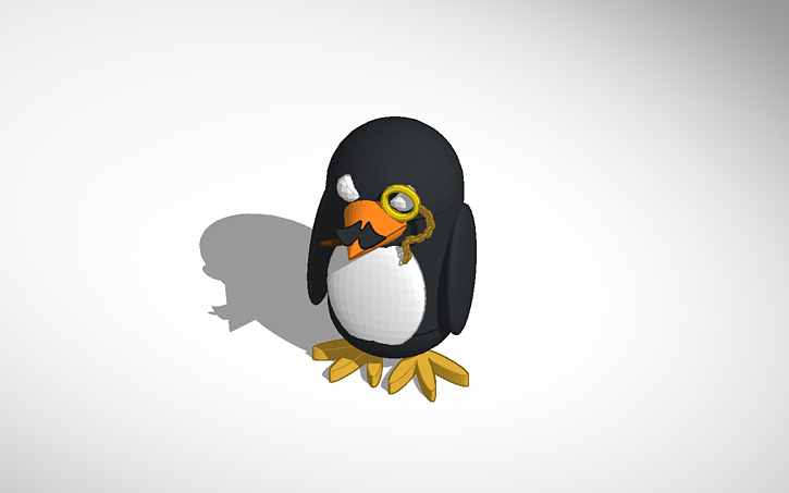 3D design The Tux #PenguinTimeMachine | Tinkercad