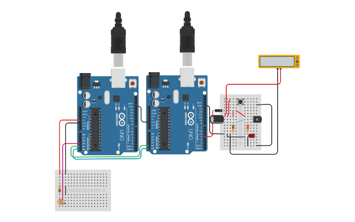 Circuit design Micro2 - Versao final | Tinkercad
