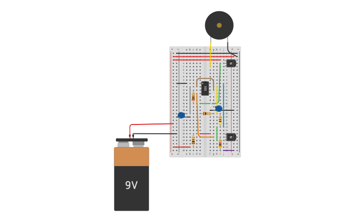 Circuit design CEN/ECS 200 Project - Tinkercad