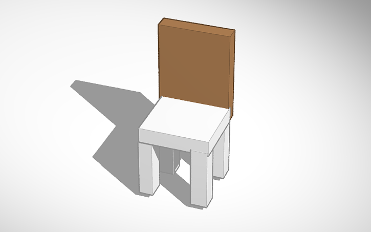 3D design Chair - Tinkercad