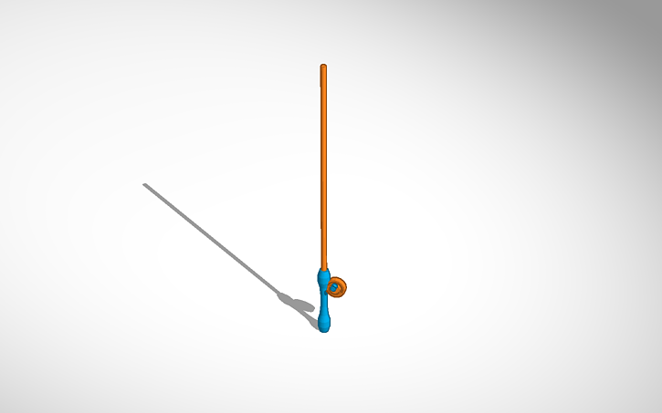 3D design Fishing Rod - Tinkercad