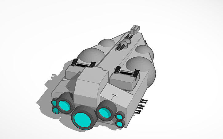 3D design Nebula-class interdictor cruiser | Tinkercad