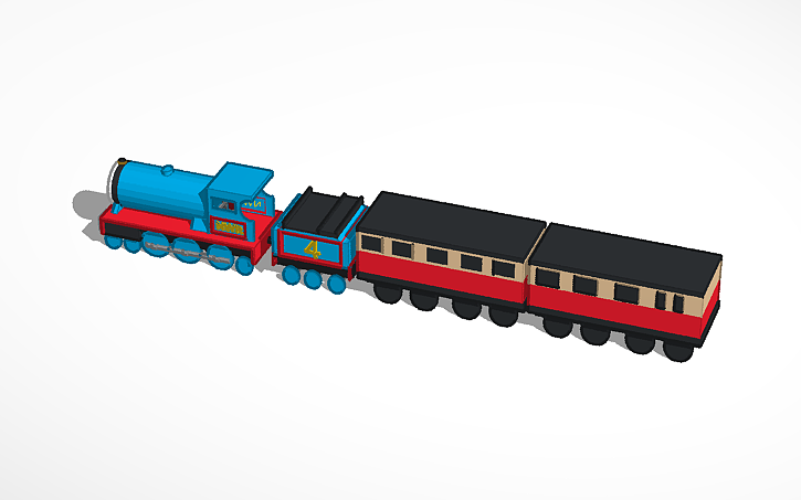 3D design (Updated) Gordon The Express Engine | Tinkercad