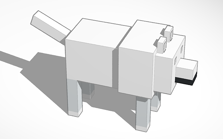 3D design Wolf | Tinkercad