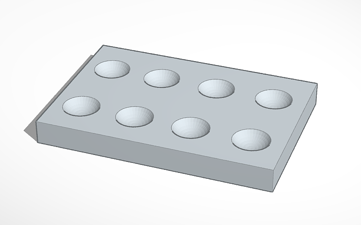 3D design Golf ball holder - Tinkercad