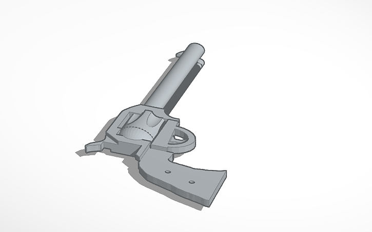 3D design Cattleman revolver rdr - Tinkercad
