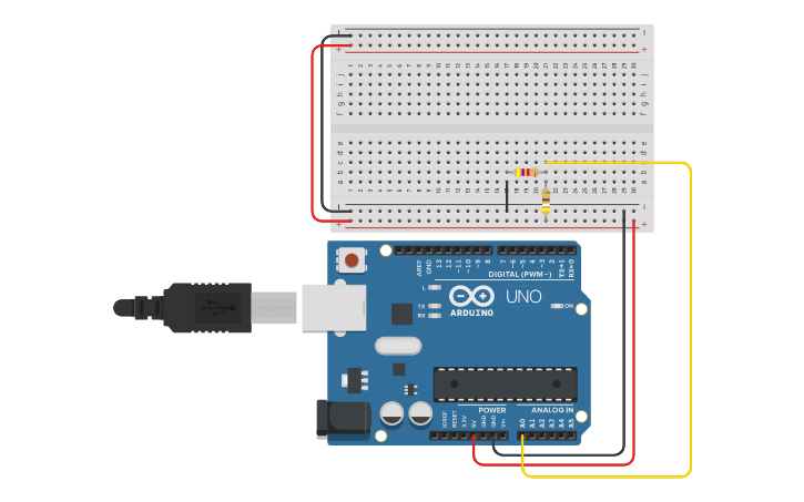 Circuit design calcul_resistance | Tinkercad