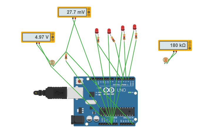 Circuit Design Sensor 3 Tinkercad