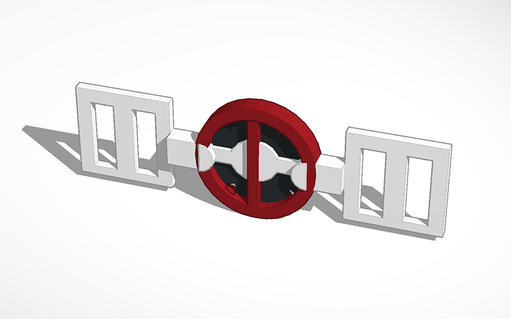 3D design belt buckle - Tinkercad