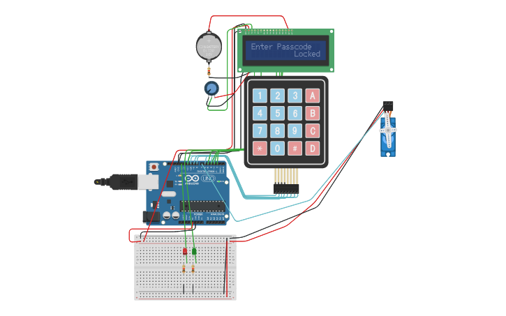 Circuit design IoT Project - Tinkercad