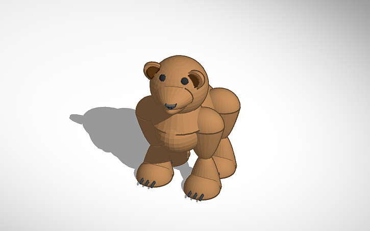 3D design Bear - Tinkercad