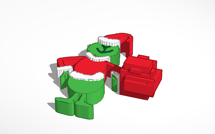 3D design mr.Grinch copy - Tinkercad