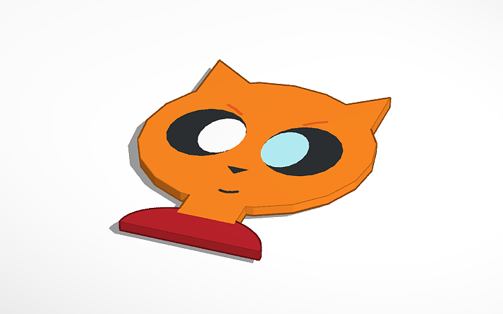 3D design Foxy in 2D (Piggy Character) | Tinkercad