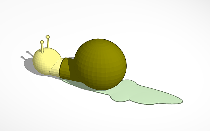 3D design Snail - Tinkercad