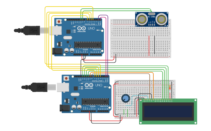 Circuit design Ejercicio 4 desafio - Tinkercad