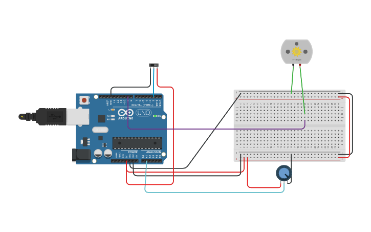Circuit design wiper controller | Tinkercad