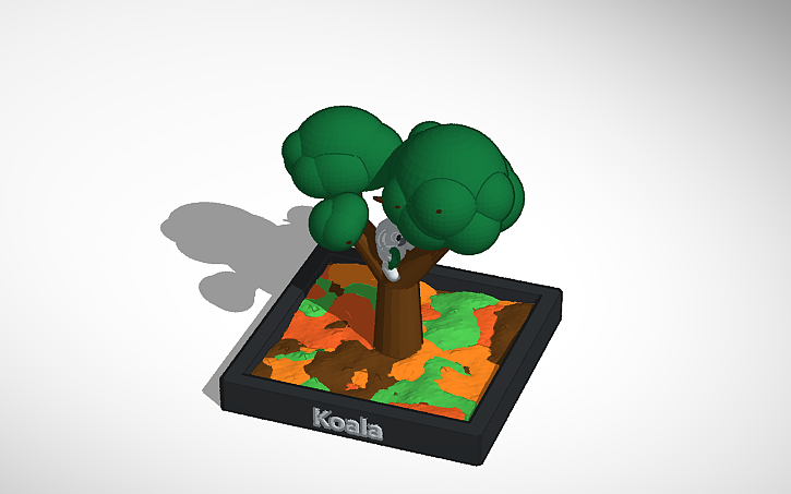 3D design KOALA - Tinkercad